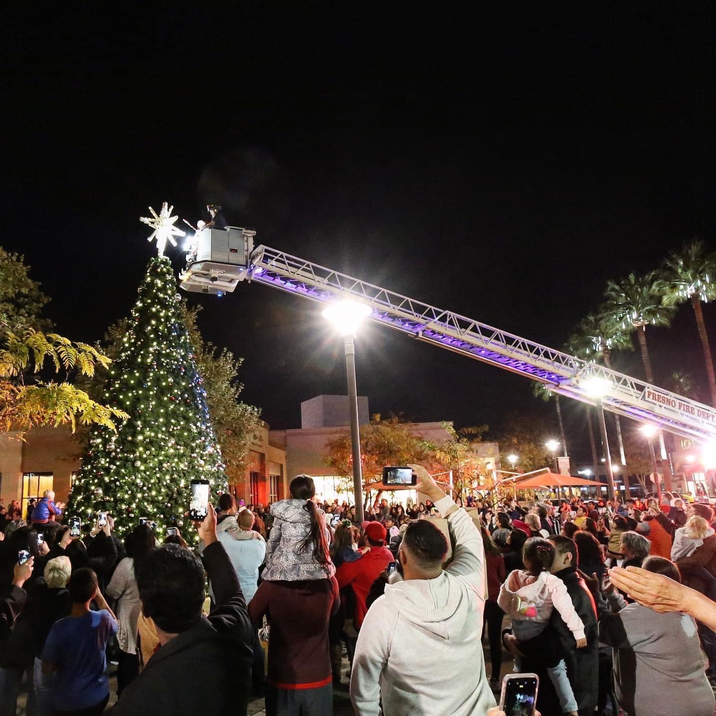 Tree Lighting with Fresno Fire and Holiday Kickoff - River Park Shopping
